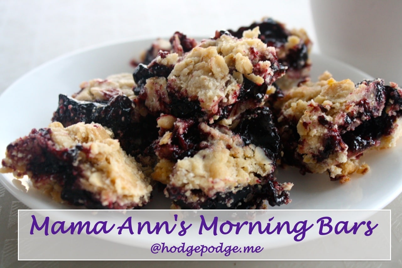 Mama Ann's Morning Bars Recipe - Your BEST Homeschool