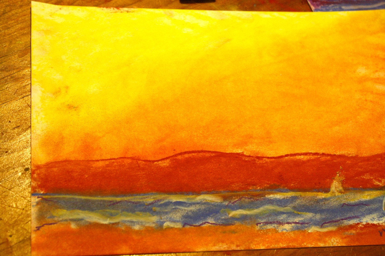 Sailboat at Sunset: A Chalk Pastels Tutorial - Your BEST Homeschool