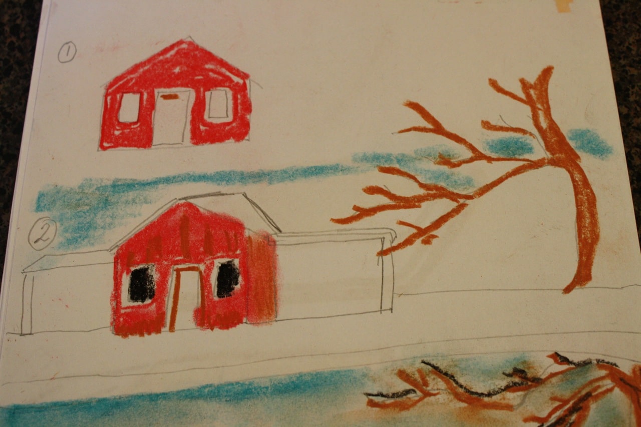Old Shed in the Snow Chalk Art Tutorial - Your BEST Homeschool