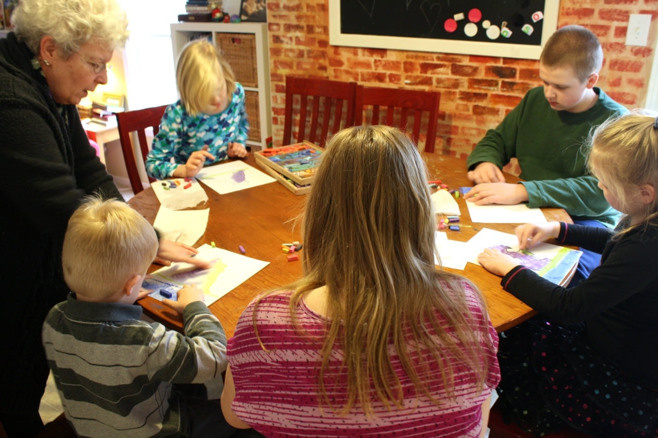 Volcano Chalk Pastel Tutorial - Your BEST Homeschool