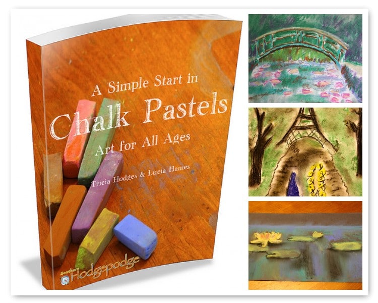 Impressionism with Chalk Pastel Art: Monet's Bridge - Your BEST Homeschool
