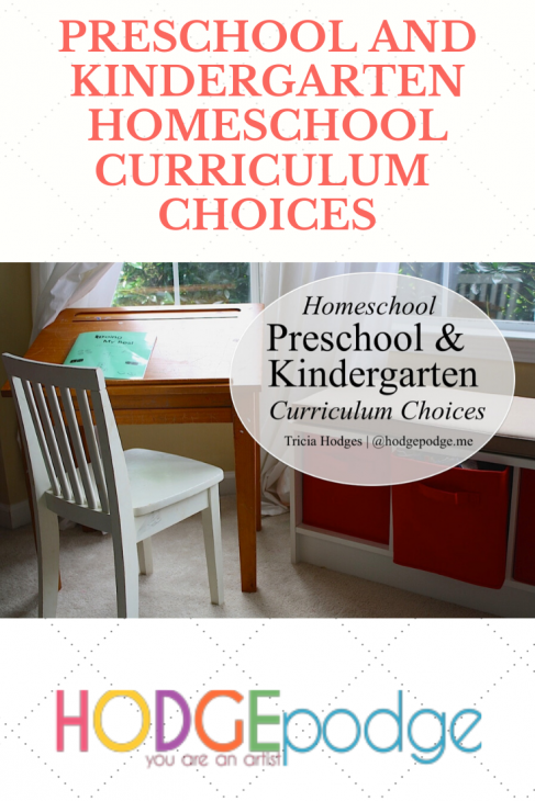 Preschool and Kindergarten Homeschool Curriculum Choices - Your BEST ...