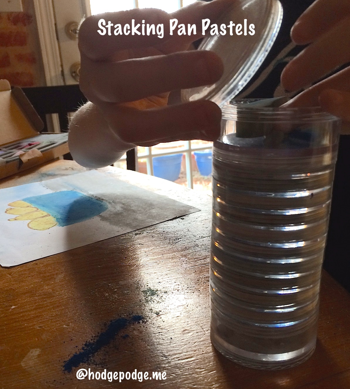 Pan Pastels: How to Draw a Sky and Beach - Your BEST Homeschool