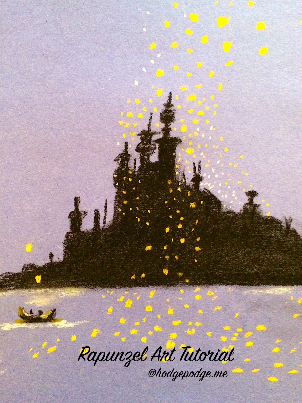 Tangled Lanterns Art Tutorial - I See the Light - Your BEST Homeschool