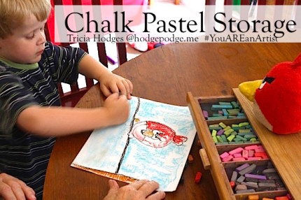 Chalk Pastel Storage - Your BEST Homeschool