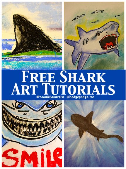 Shark Week Art Tutorials - Your BEST Homeschool
