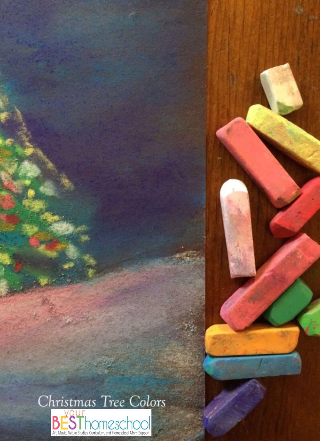 Glowing Christmas Tree Kids' Art Tutorial Perfect for the Whole Family ...