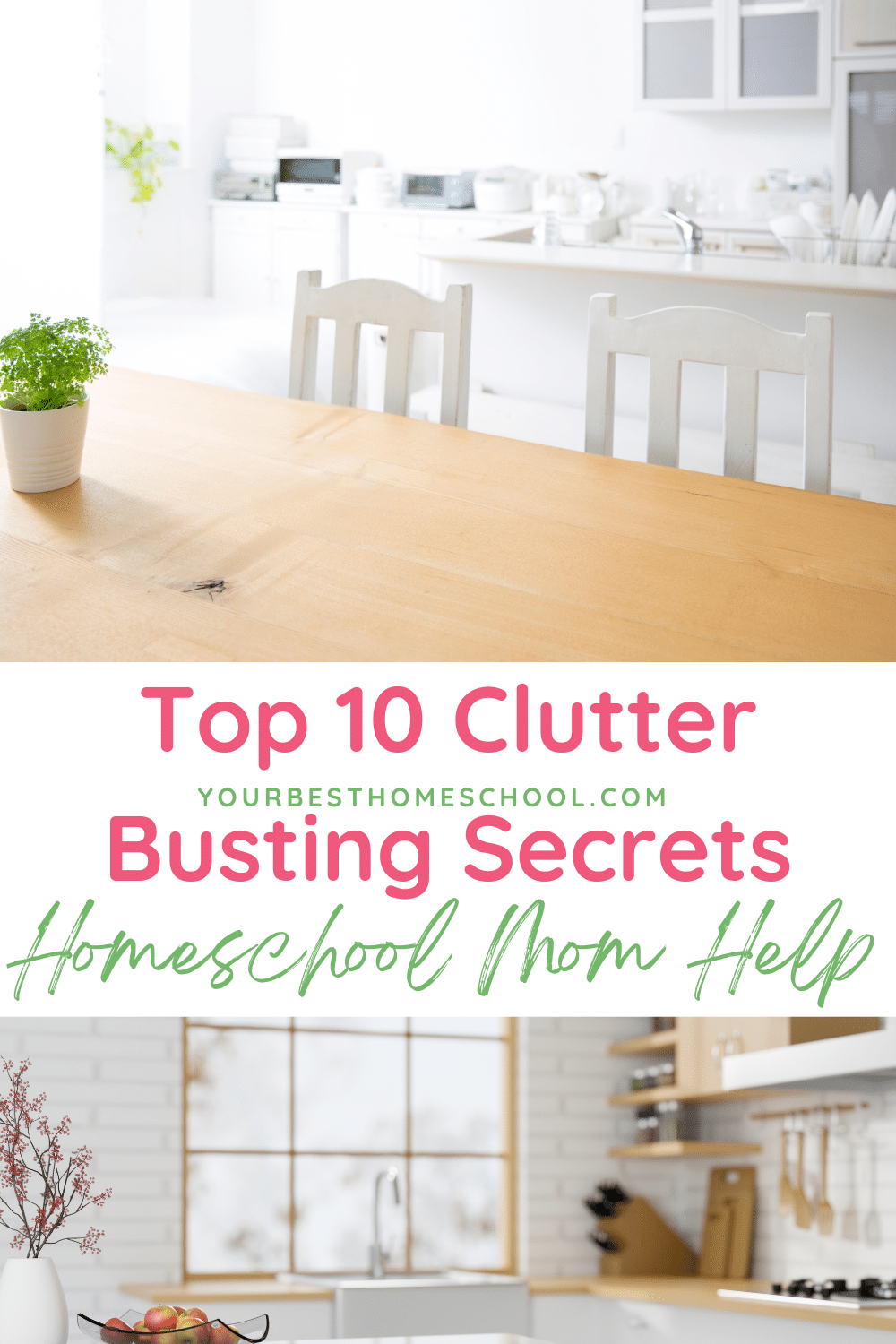 Top 10 Clutter Busting Secrets: Homeschool Mom Help - Your BEST Homeschool