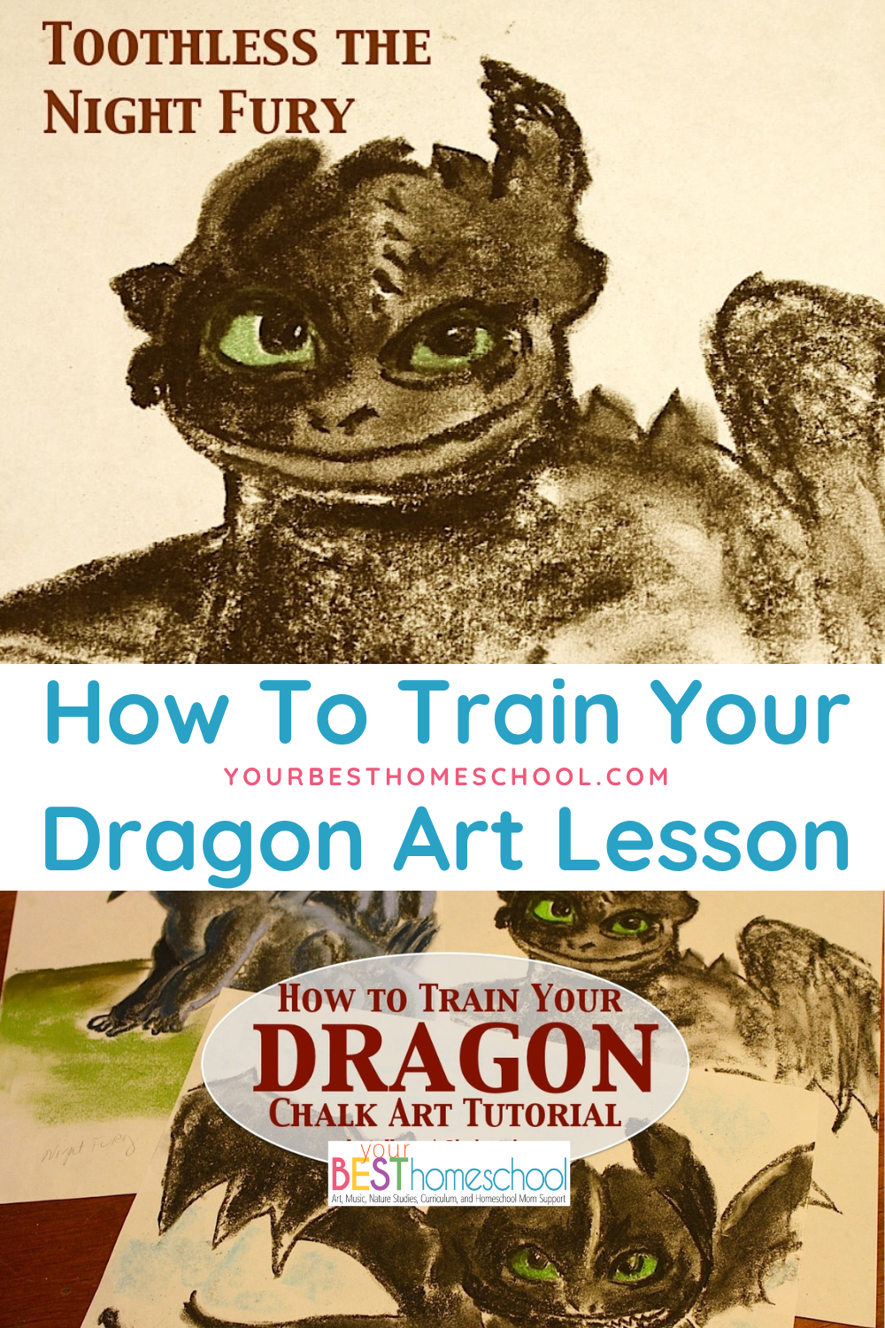 How to Train Your Dragon Art Tutorial - Your BEST Homeschool