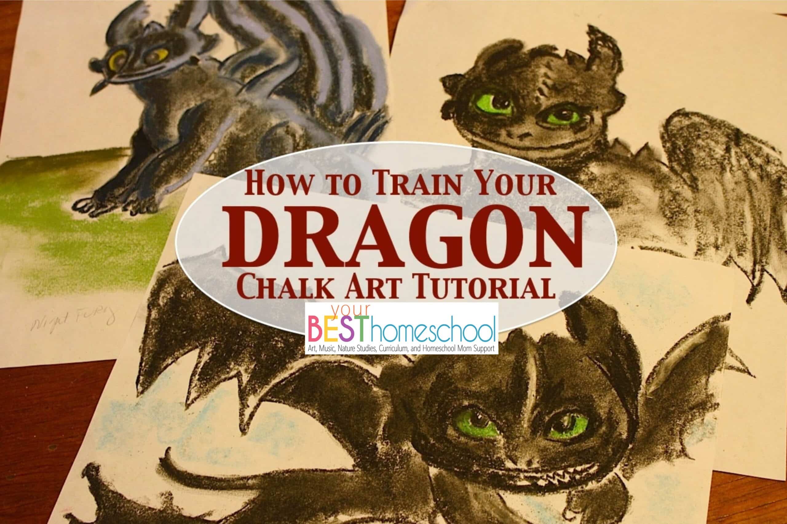 How to Train Your Dragon Art Tutorial - Your BEST Homeschool
